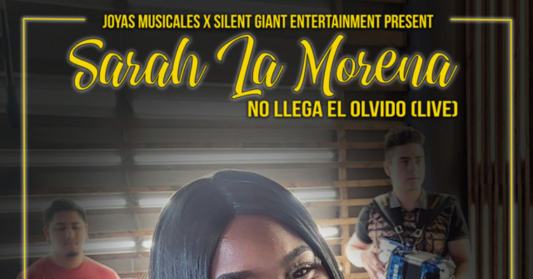 Sarah La Morena - No Llega el Olvido (Live)