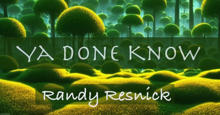 Randy Resnick - Ya Done Know